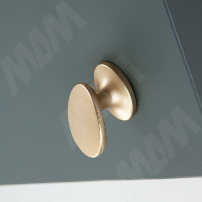 Ручка-кнопка золото матовое KH.24.000.GA Купить в интернет-магазине в г. Москва и России. МДМ ...